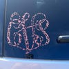 Last Name Vinyl Decal Sticker, DIY Sign, Last Name Initial Decal ...