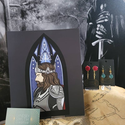 Isildur's Heir ART PRINT: Aragorn Lotr Inspired Art Print - Etsy