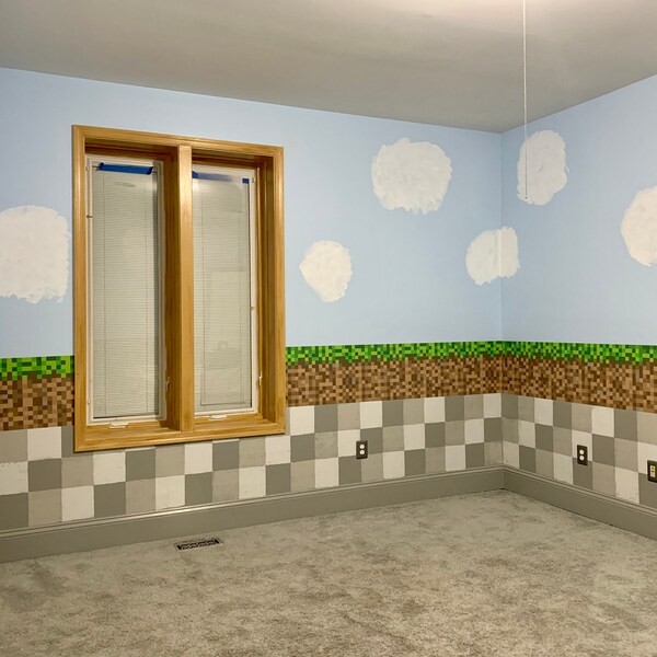 Gaming Wall Border Removable Fabric Wall Decal, Gaming Wall Sticker ...