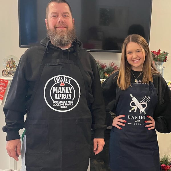 This is a Manly Apron, Funny BBQ Apron, Barbecue Apron, Gift for Men ...