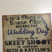 DIAPER PARTY Skeet Shoot Invitation, Baby Shower, Wedding, Rehearsal ...