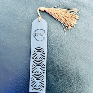 Custom Wood Bookmarks With Tassel, Personalized Wooden Bookmark, Unique ...
