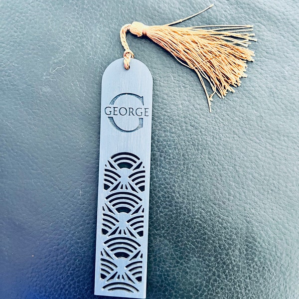 Custom Wood Bookmarks With Tassel, Personalized Wooden Bookmark, Unique ...
