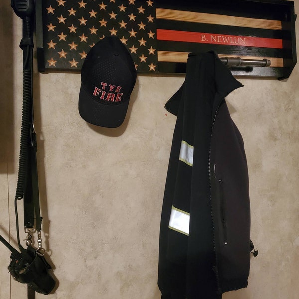 Thin Red Line - Firefighter Gear Rack - Thin Red Line Gear Rack ...