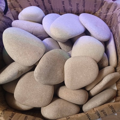 Sugar Stones Natural Ocean Tumbled Light Stones for Kindness Rock ...
