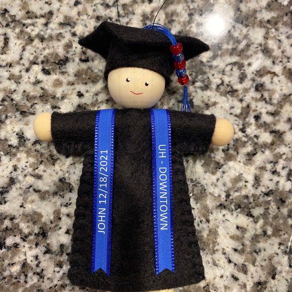 Personalized Graduation Gift, Custom Graduation Doll (100% Customizable ...