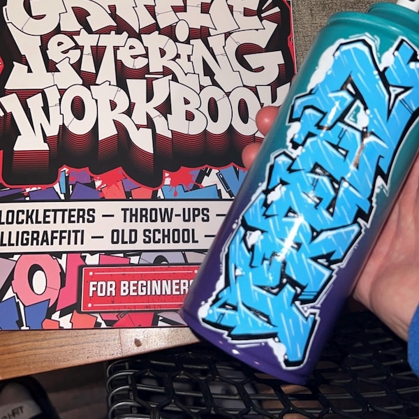 Custom Graffiti Spray Paint Can Name Letters Personalized Street Art ...