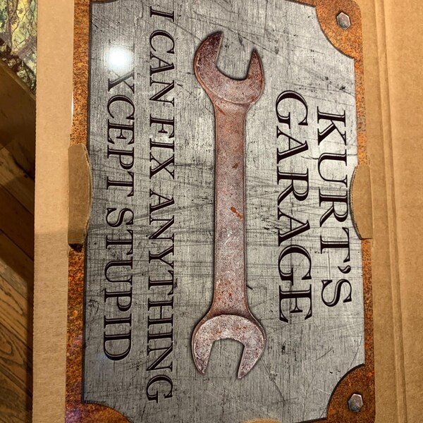 Custom Rusty Vintage-style Aluminum Sign With Weathered Appearance - Etsy