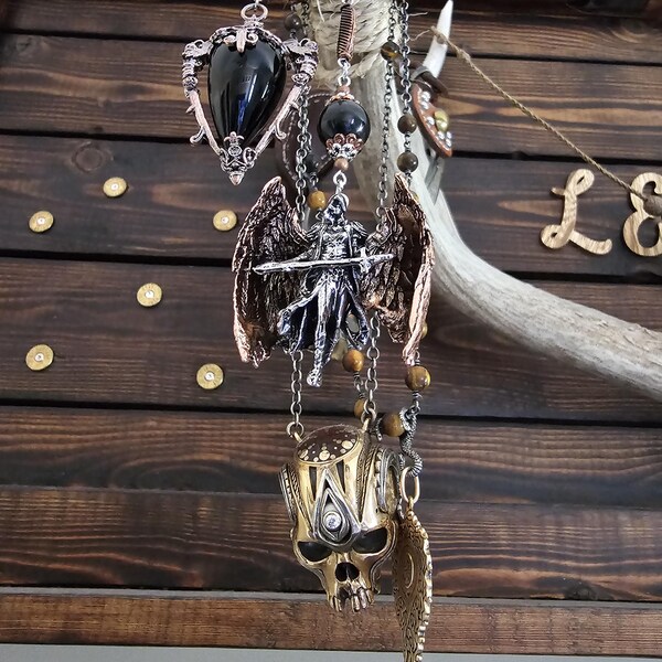 Ornate Chamber Pendulum, With Herkimer Like Diamondl, Unique Pendulum ...