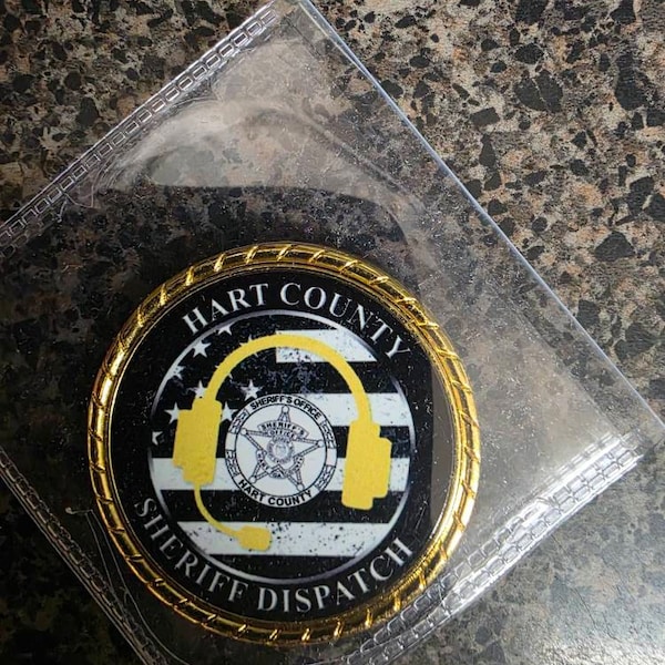 911 Dispatcher Hero Challenge Coin - Emergency Services - First ...