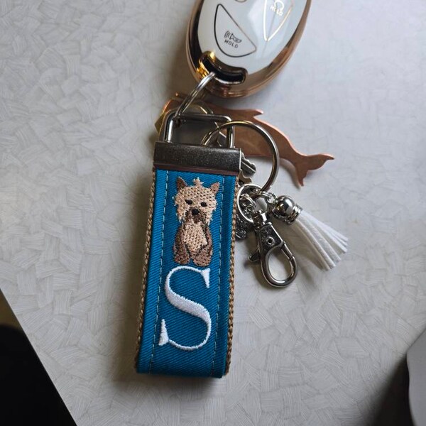 Handmade Yorkie Keychain, Yorkie Mom, Yorkie Gifts, Pet Keychain, Dog ...