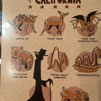 Famous Cryptids of Ohio Print - Etsy Canada