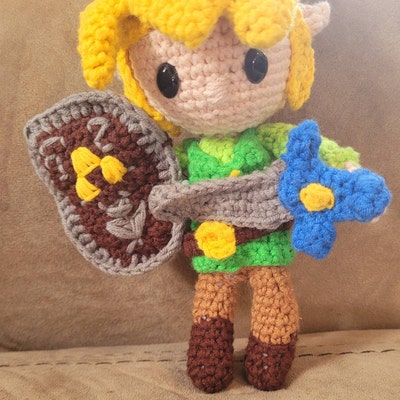 CROCHET PATTERN Link Cartoon, Zelda the Windwaker PDF File English ...