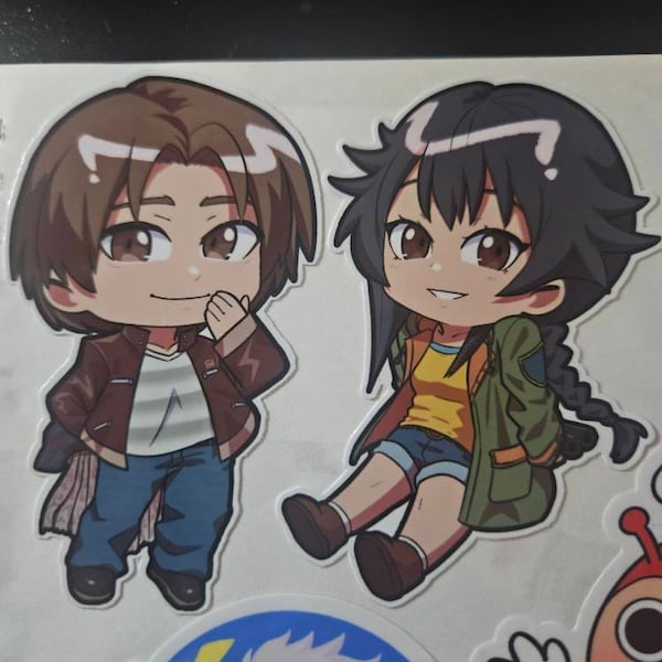Raging Loop Chiemi Serizawa and Haruaki Fusaishi Chibi Stickers - Etsy