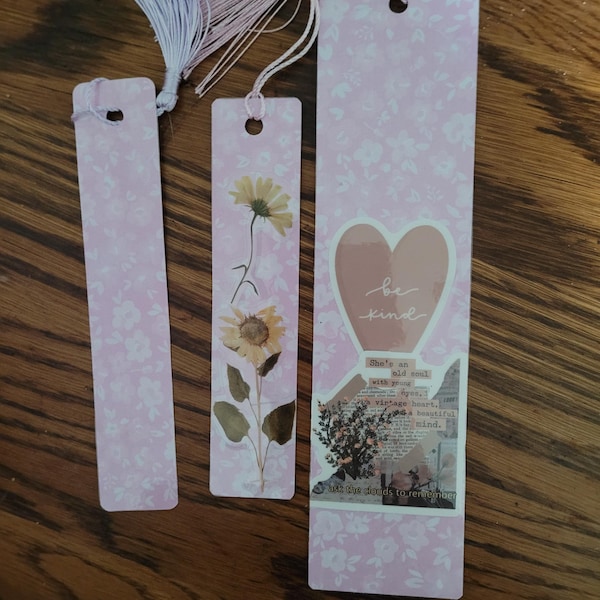 Flower Bookmarks | Bookmarks for Women | Bookmarks With Tassel ...