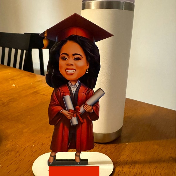 Special Female Lawyer Design Illuminated Cartoon Lawyer Fanus Figurine ...
