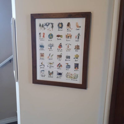 Abcs of Life Print, ABC Art Poster, Alphabet Print, Wall Art, Baby ...