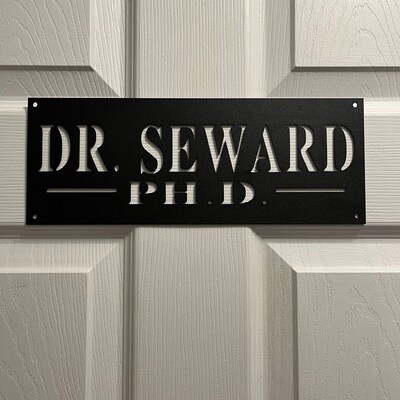 Personalized Metal Sign for Doctors Office Signs for Business Metal ...