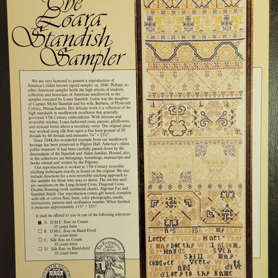 The Mary Salter Sampler - Etsy