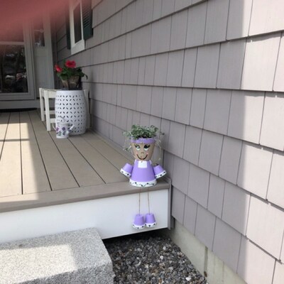 Kansas City Chiefs Flower Pot Football Player/ Terra Cotta/ - Etsy