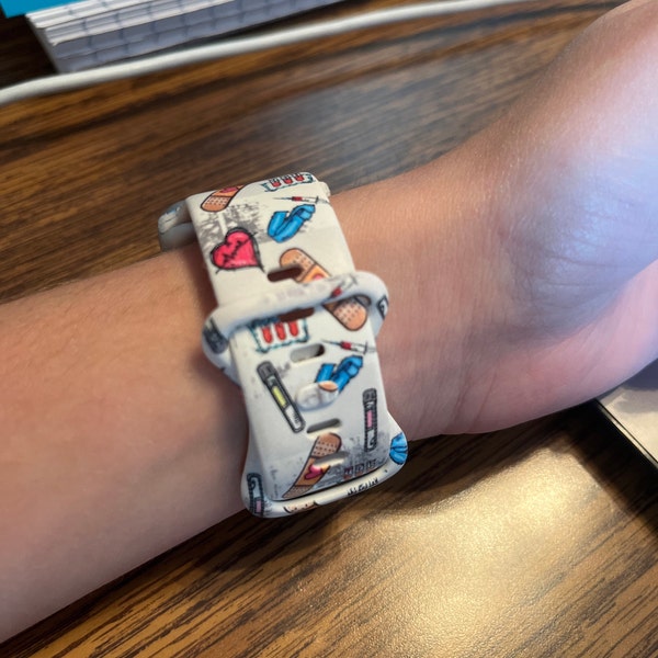 Distressed Phlebotomy Watch Band Compatible With Apple Watch Samsung ...