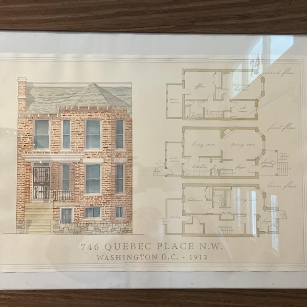 Custom Architectural Watercolor Painting: Hand-drafted Building ...