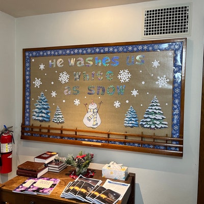 Bible Bulletin Board Christmas Bulletin Board Bible Display Board ...
