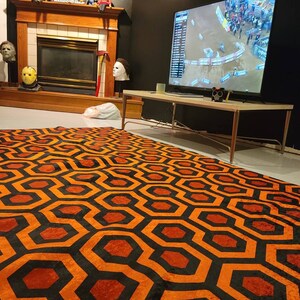 Ice Hockey Rink Printed Area Rug With Custom Team Logo Washable Ice ...