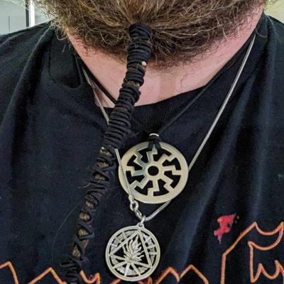 VALFREYJA Lady of the Slain Talisman in Sterling Silver Viking Rune ...