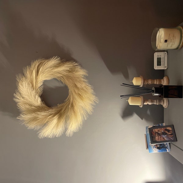 X3 STEMS 115cm Extra Large Tall Fluffy TAUPE Fake Faux Artificial ...