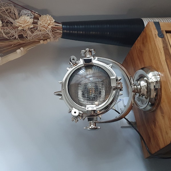 Spotlight Desk Lamp - Table Searchlight Industrial Cast Aluminium ...