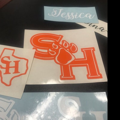Initial Decal A-Z Initial Yeti Decal Initial Laptop Decal - Etsy
