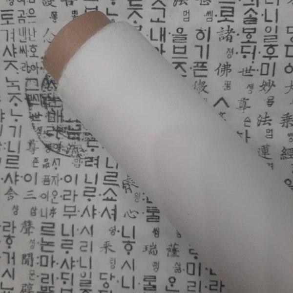 Unbleached Mulberry Paper Roll Korean Hanji Changhoji Fiber Strands ...