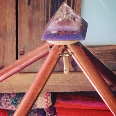 Pyramid Healing Energy. Large Copper Pyramid for Healers. - Etsy