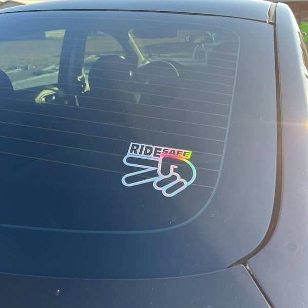 Peace Sign Fingers Wave Peace Fingers Custom Sticker Decal Custom ...