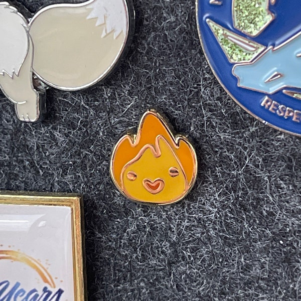 Mini Fire Cutie Enamel Pin - Etsy