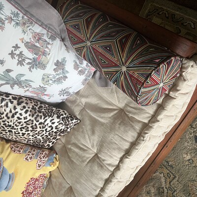 Any Size Bolster/daybed Custom Bolster/premium Velvet/queen Bolster ...