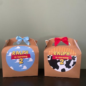 TOY STORY Birthday Party Activity Box PERSONALISED Childrens Gift Boxes ...