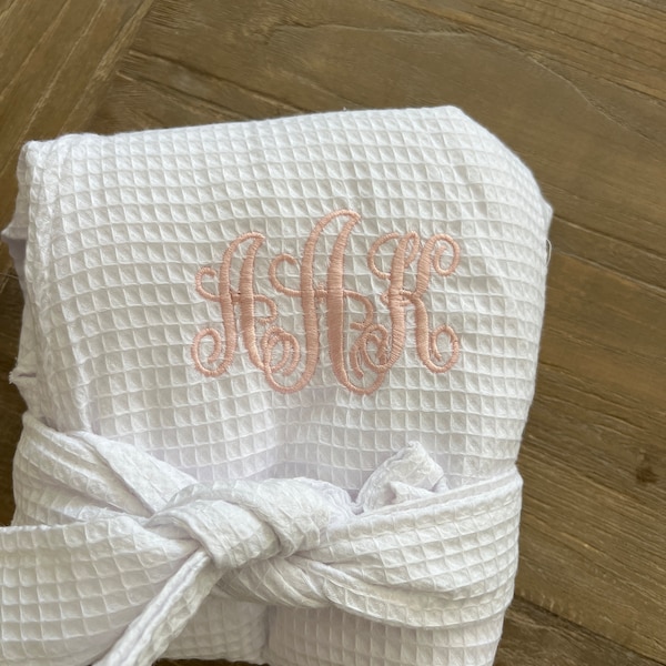 Personalized Women's Waffle Robe, Custom Holiday Gift for Her ...