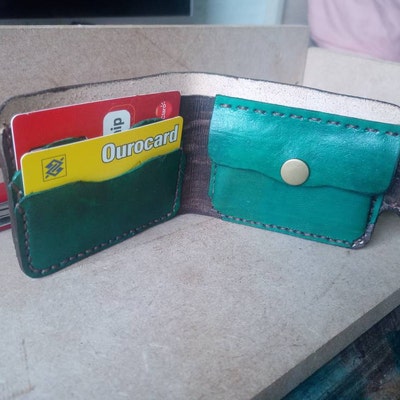 DIY Leather Wallet Download PDF Pattern With Video Tutorial/best Gift ...