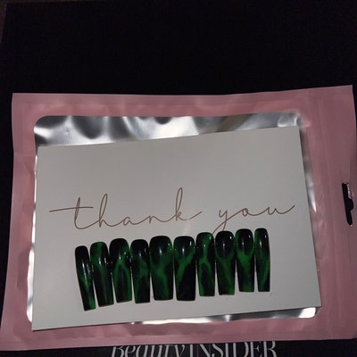 Shego Press on Nail Set - Etsy