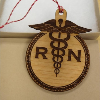 Registered Nurse RN BSN Logo and Emblem SVG Vector, Svg, Pdf, Png, Ai ...