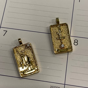 18KGold Filled Magic Eye Enamel Connector Gold Magic Eye | Etsy