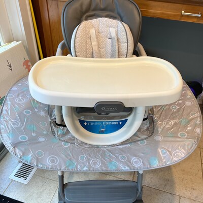 Kid'z Katch High Chair Food and Mess Catcher Splat Mat Accessory - Etsy