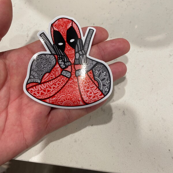 Deadpool Sticker WATERPROOF - Etsy