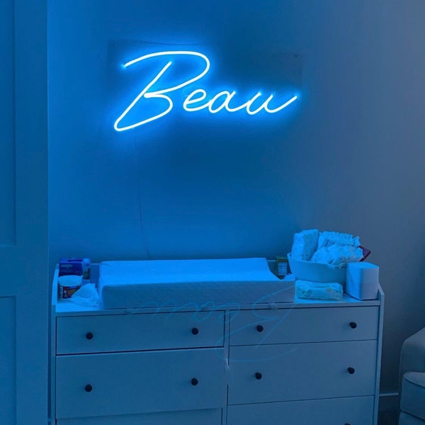 Sloan Light up Sign Neon Sign Custom Neon Sign Last Name Sign Bon ...