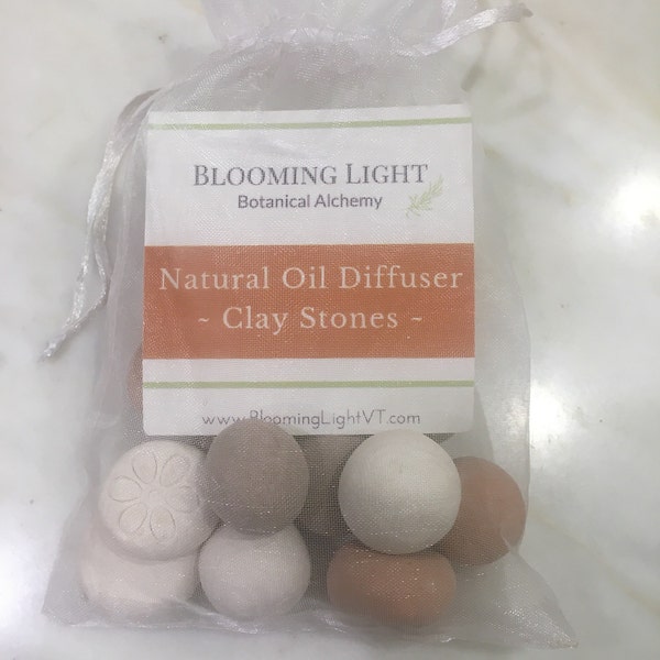 Clay Essential Oil Diffuser in Terra-cotta, White, & Brown | Must Have ...