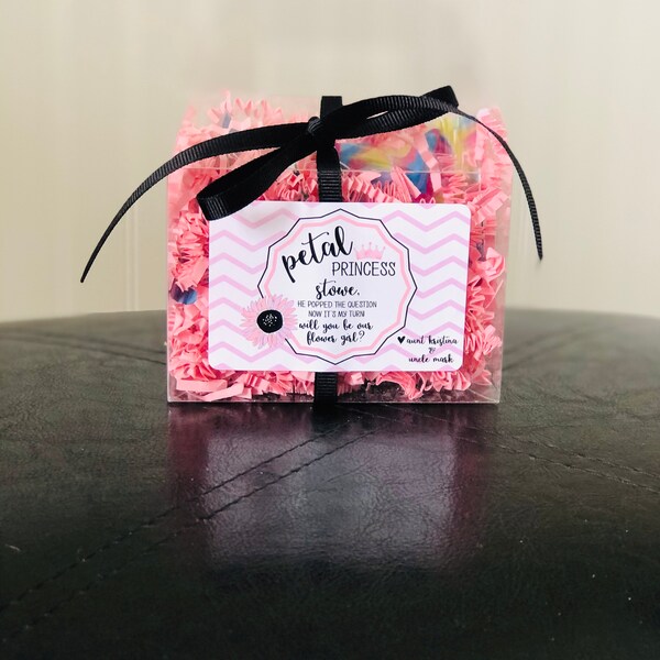 Will You Be My Proposal Flower Girl Proposal Box, Personalized Mini ...