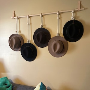 Boho Chic Hat Hanger, Minimal Hat Hanger, Boho Wall Decor - Etsy