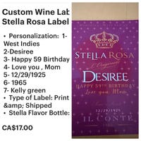 Personalized Bailey’s Labels With Photo, Custom Bailey's Liquor Label ...